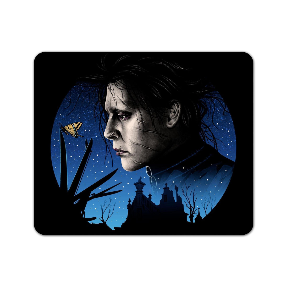 Scissored Gentleman Mouse Pad - Mousepad | Nurd Tyme — Nurdtyme LLC