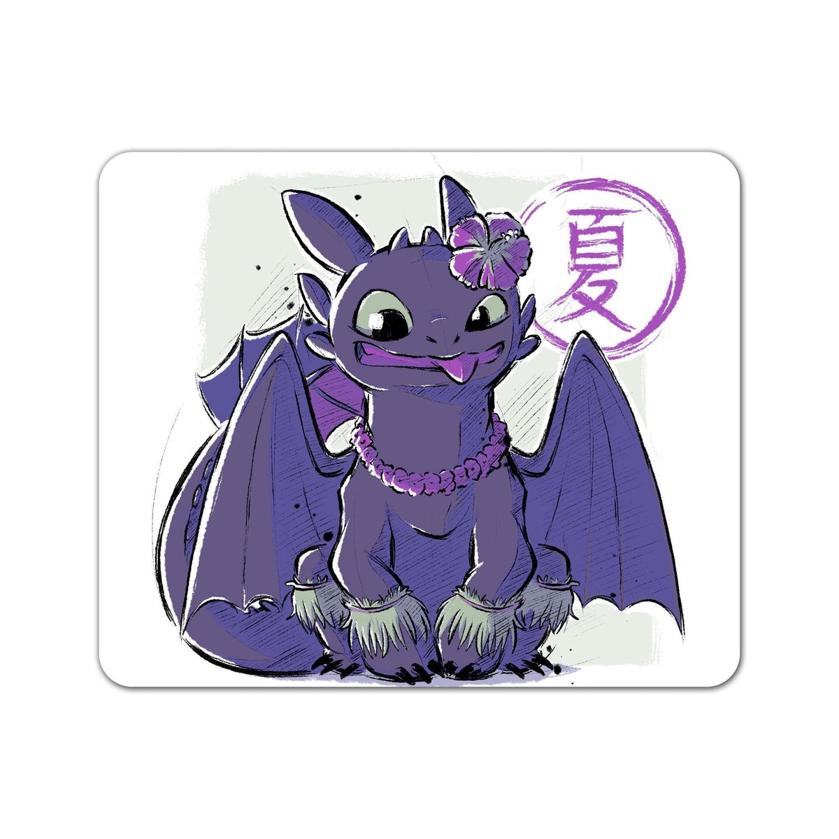 Summer Toothless Mouse Pad - Mousepad | Nurd Tyme — Nurdtyme LLC