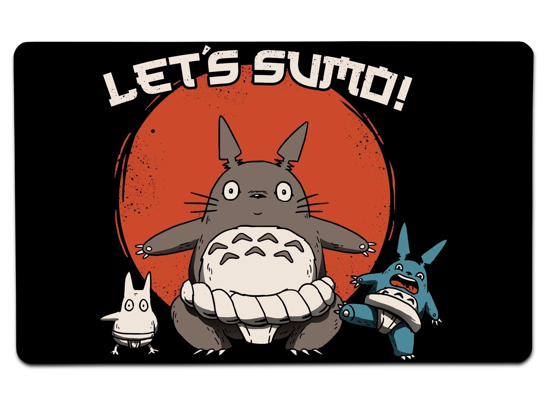 Sumo Neighbors Large Mouse Pad - Large Mouse Pad | Nurd Tyme — Nurdtyme LLC