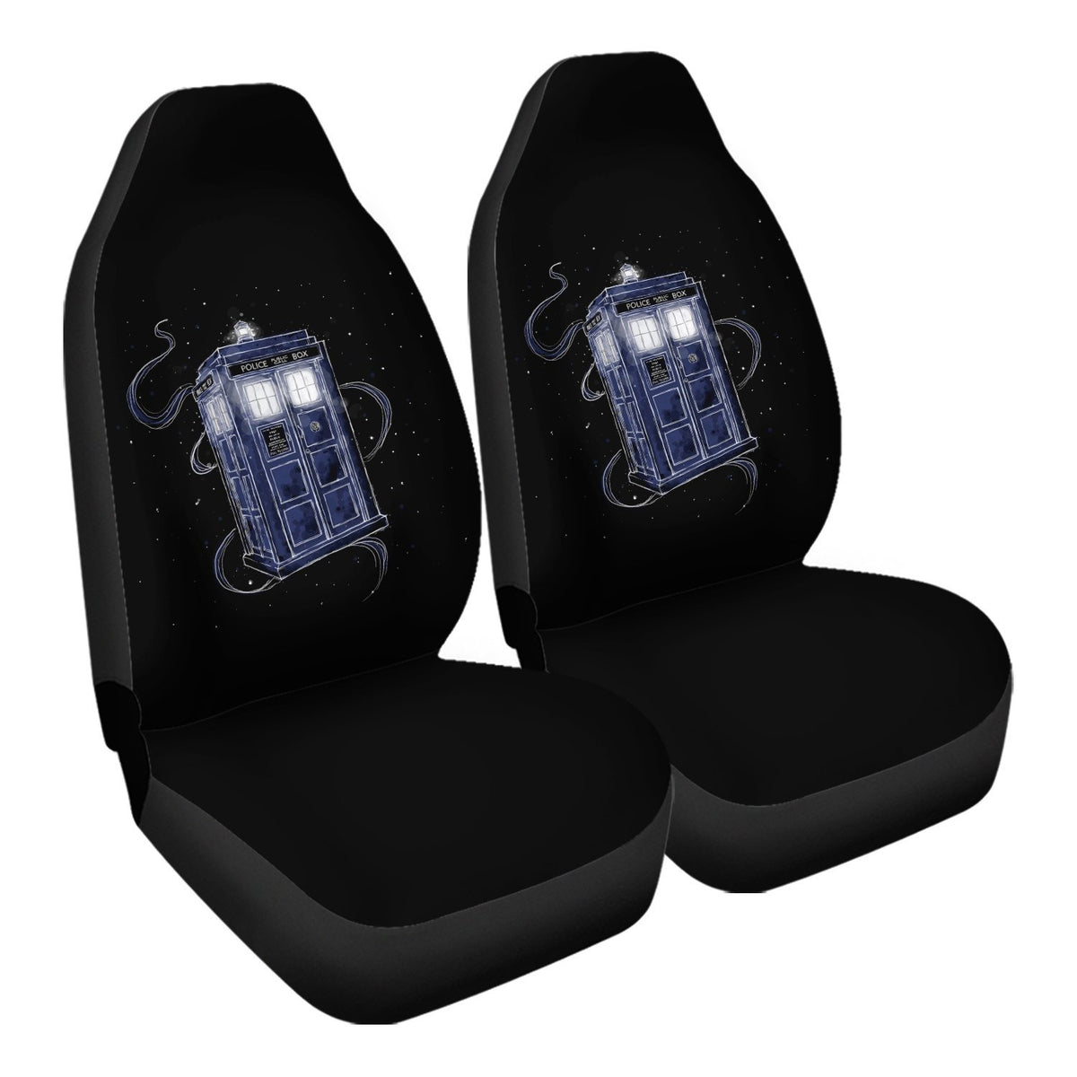 Tardis Car Seat Covers - Car Seat Cover - AOP | Nurd Tyme — Nurdtyme LLC