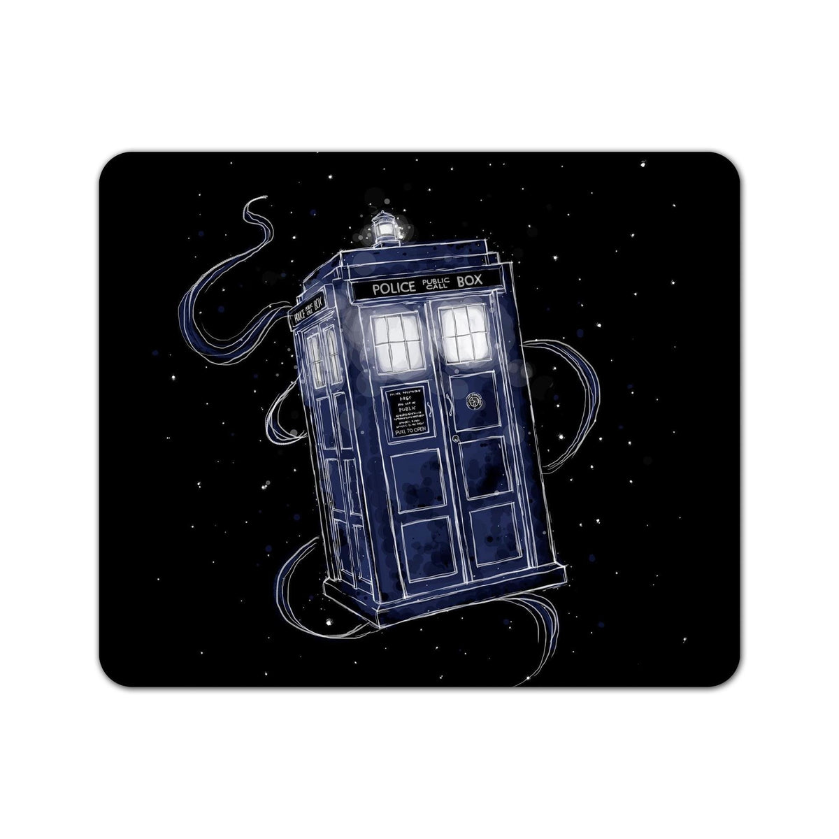Tardis Mouse Pad - Mousepad | Nurd Tyme — Nurdtyme LLC