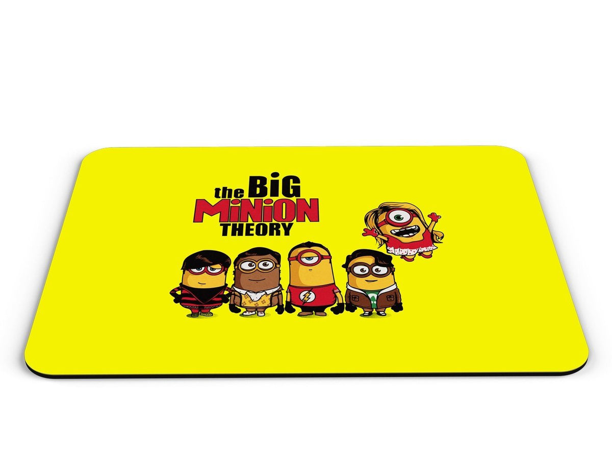 The Big Minion Theory Mouse Pad - Mousepad | Nurd Tyme — Nurdtyme LLC