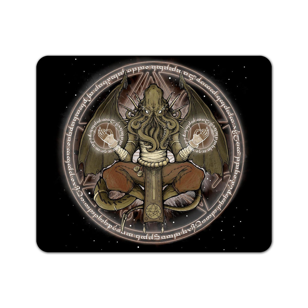The Cthulhu Runes Mouse Pad - Mousepad | Nurd Tyme — Nurdtyme LLC