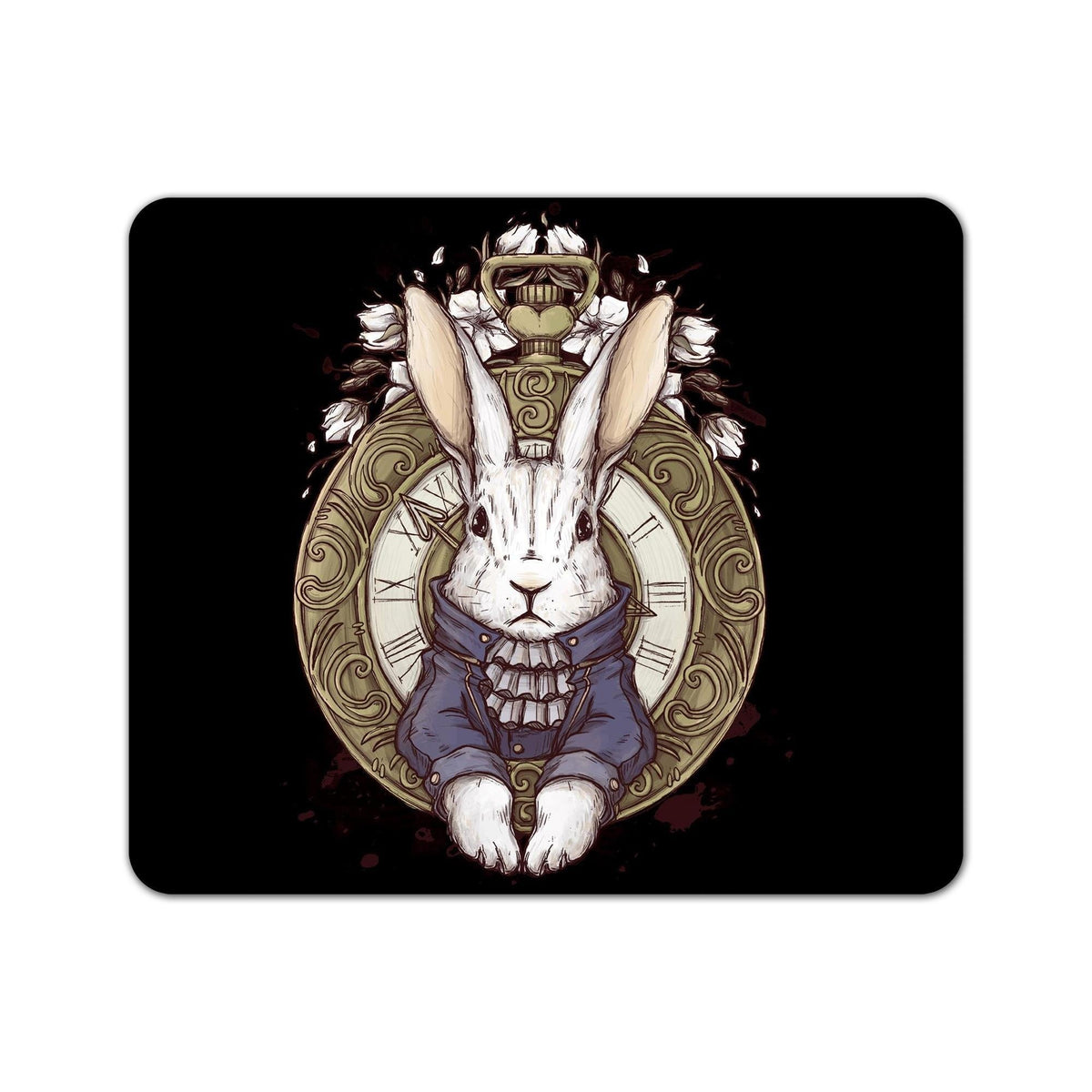 The White Rabbit Mouse Pad - Mousepad | Nurd Tyme — Nurdtyme LLC