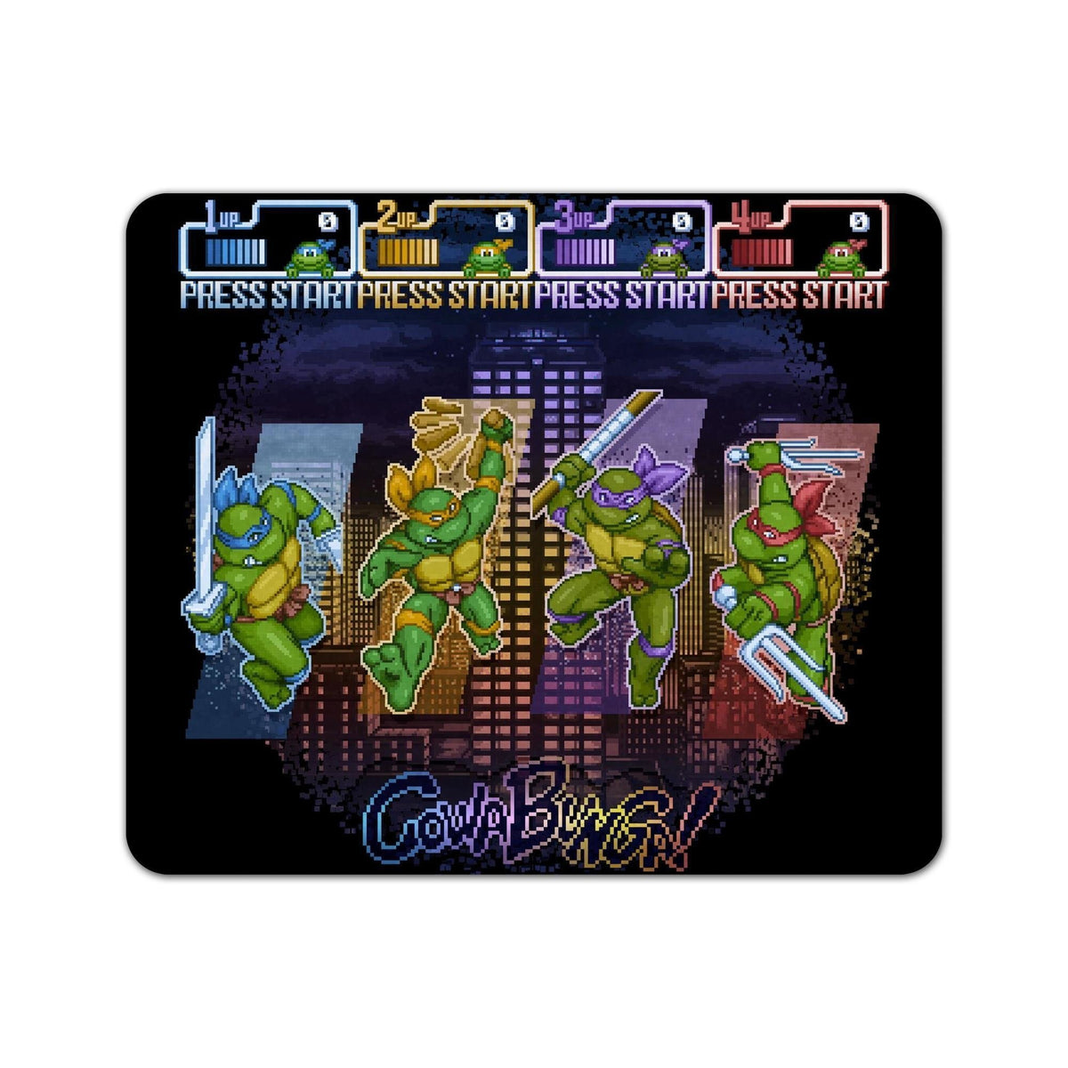 Tmnt Mouse Pad - Mousepad | Nurd Tyme — Nurdtyme LLC