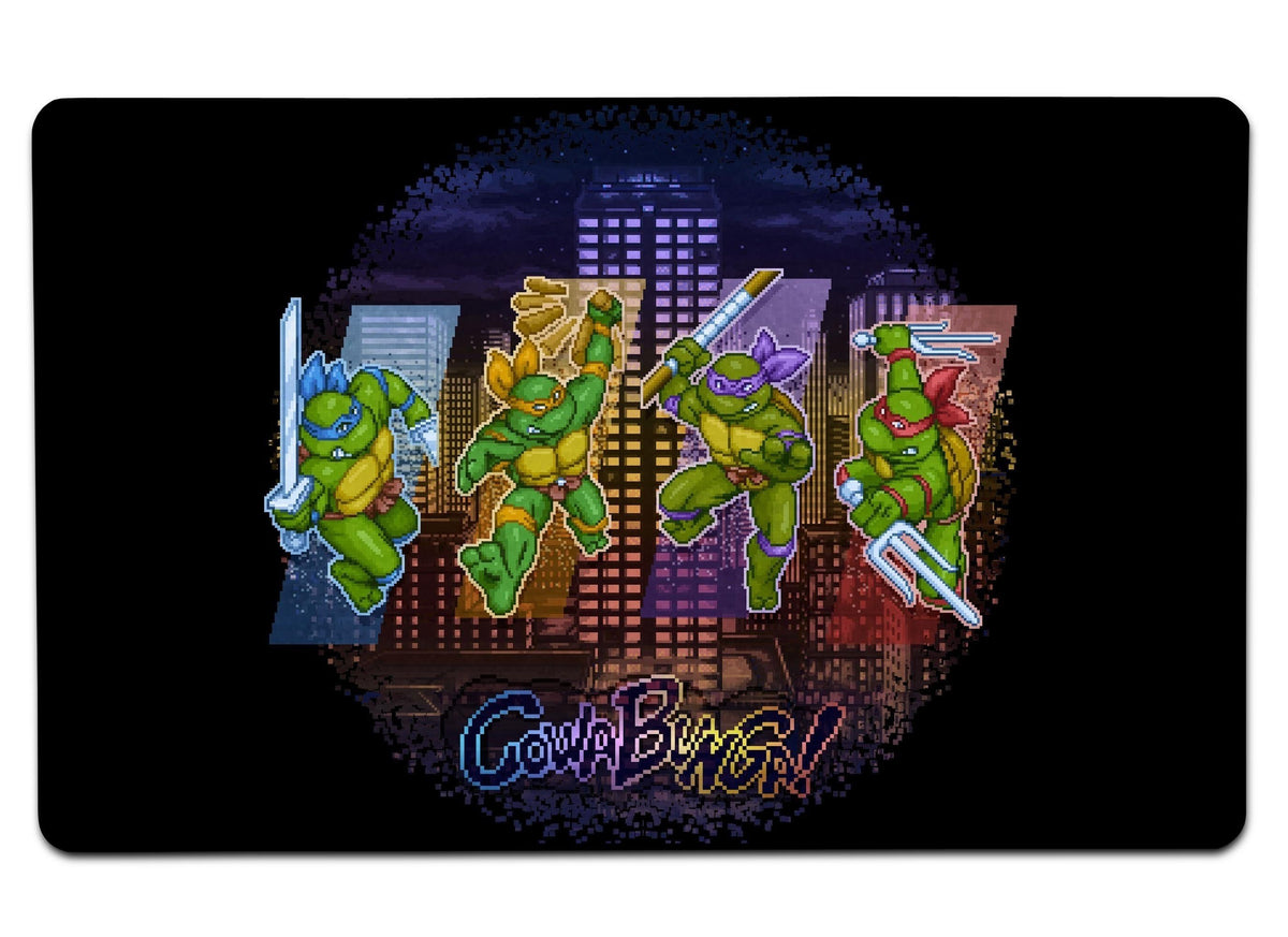 Tmnt Xstat Large Mouse Pad - Large Mouse Pad | Nurd Tyme — Nurdtyme LLC
