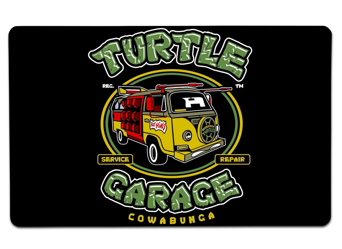 Turtle Garage Large Mouse Pad - Large Mouse Pad | Nurd Tyme — Nurdtyme LLC