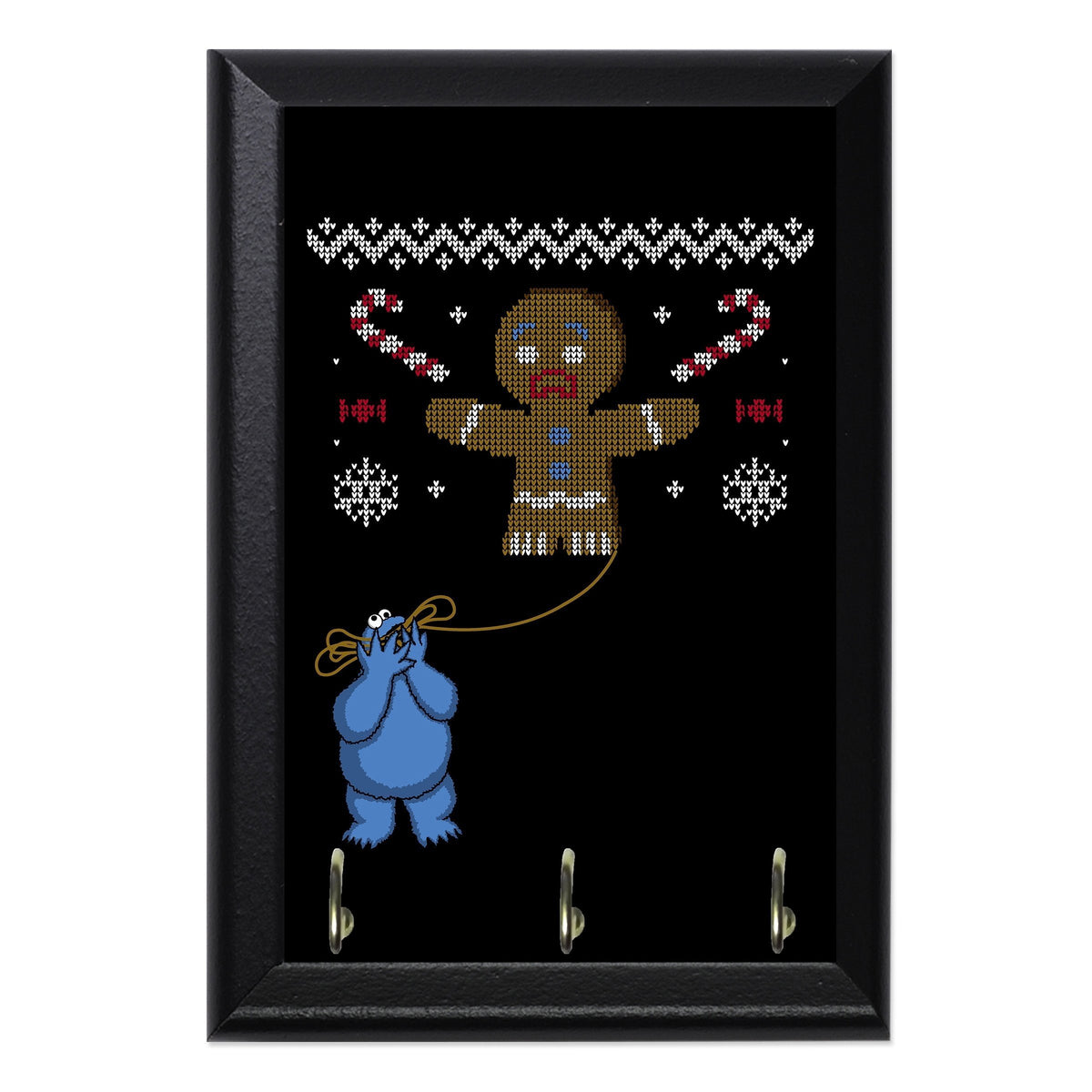 Ugly Cookie Key Hanging Plaque - Plaques | Nurd Tyme — Nurdtyme LLC