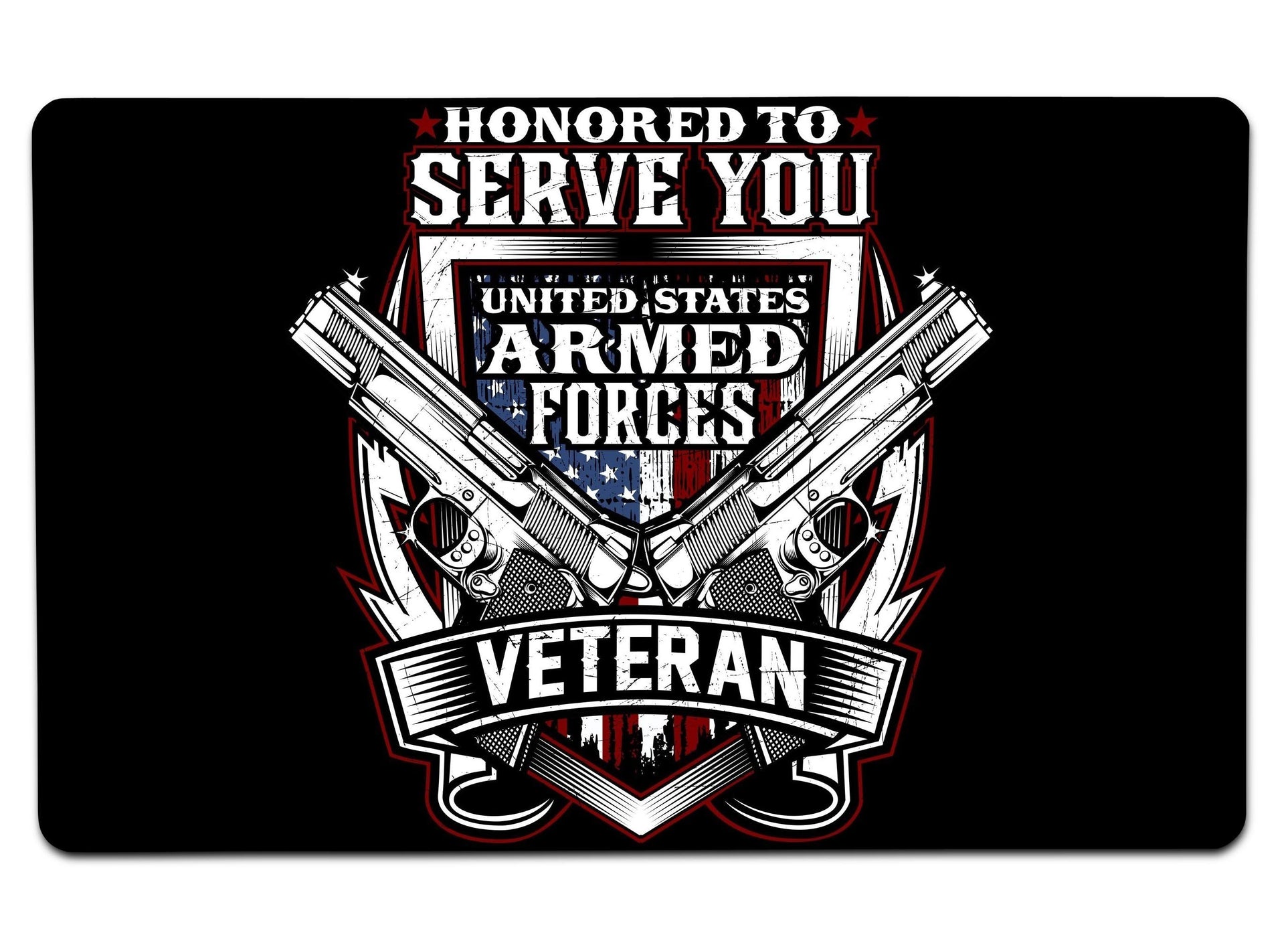 United States Armed Forces Veteran Large Mouse Pad - Large Mouse Pad ...