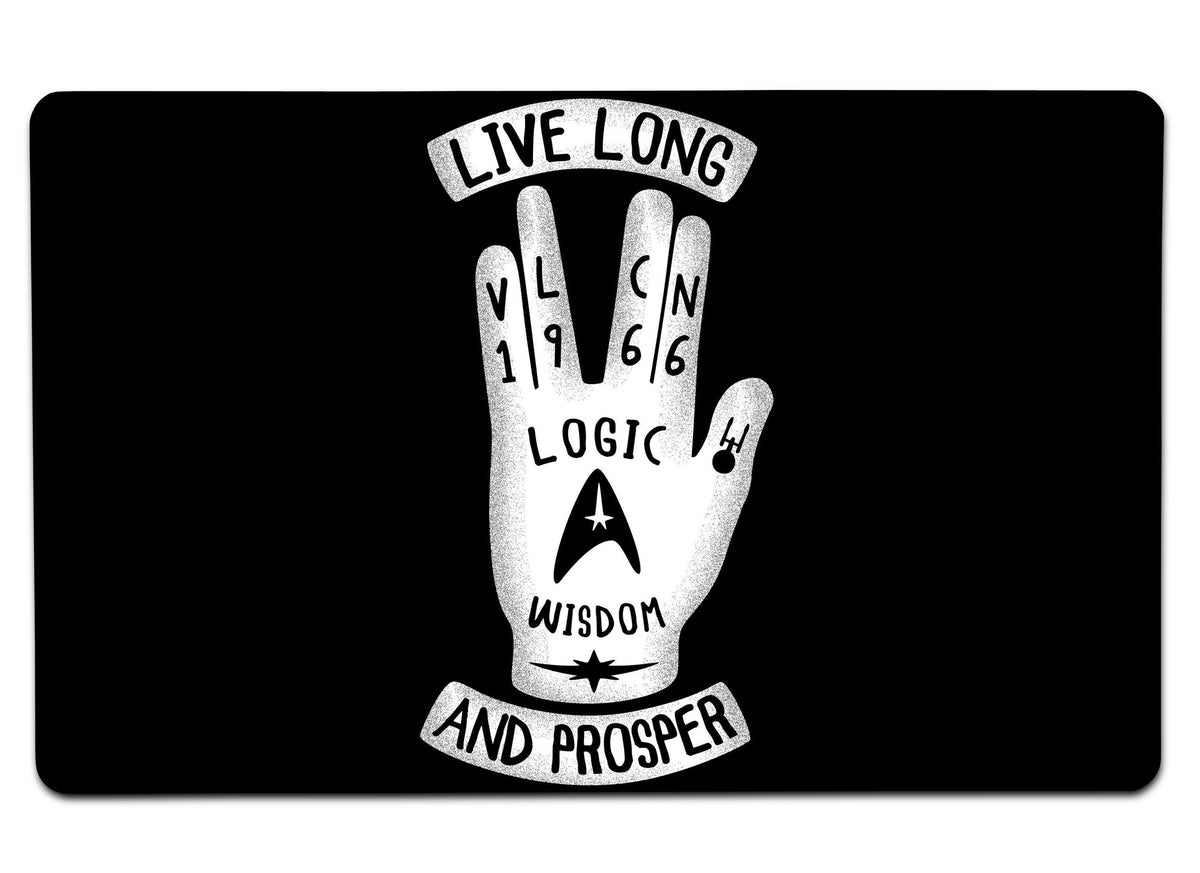 Vulcan Hand Large Mouse Pad - Large Mouse Pad | Nurd Tyme — Nurdtyme LLC