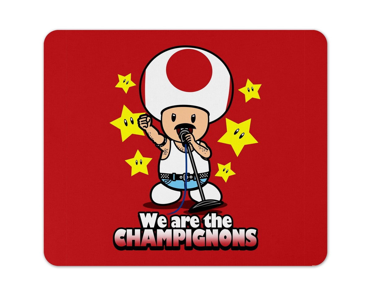 We Are The Champignons Mouse Pad - Mouse Pad | Nurd Tyme — Nurdtyme LLC