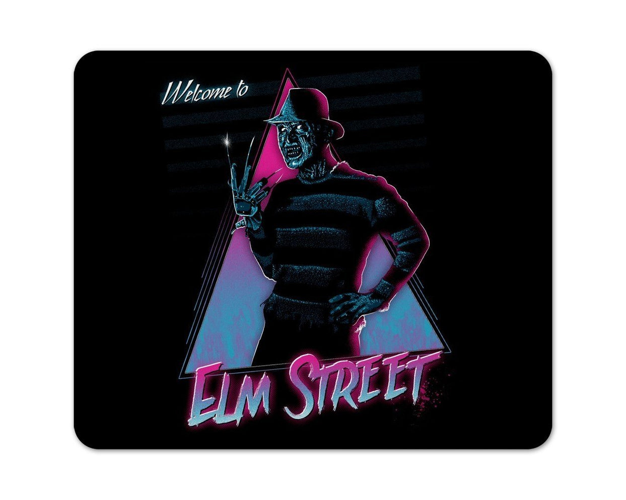 Welcome to Elm Street Mouse Pad - Mousepad | Nurd Tyme — Nurdtyme LLC