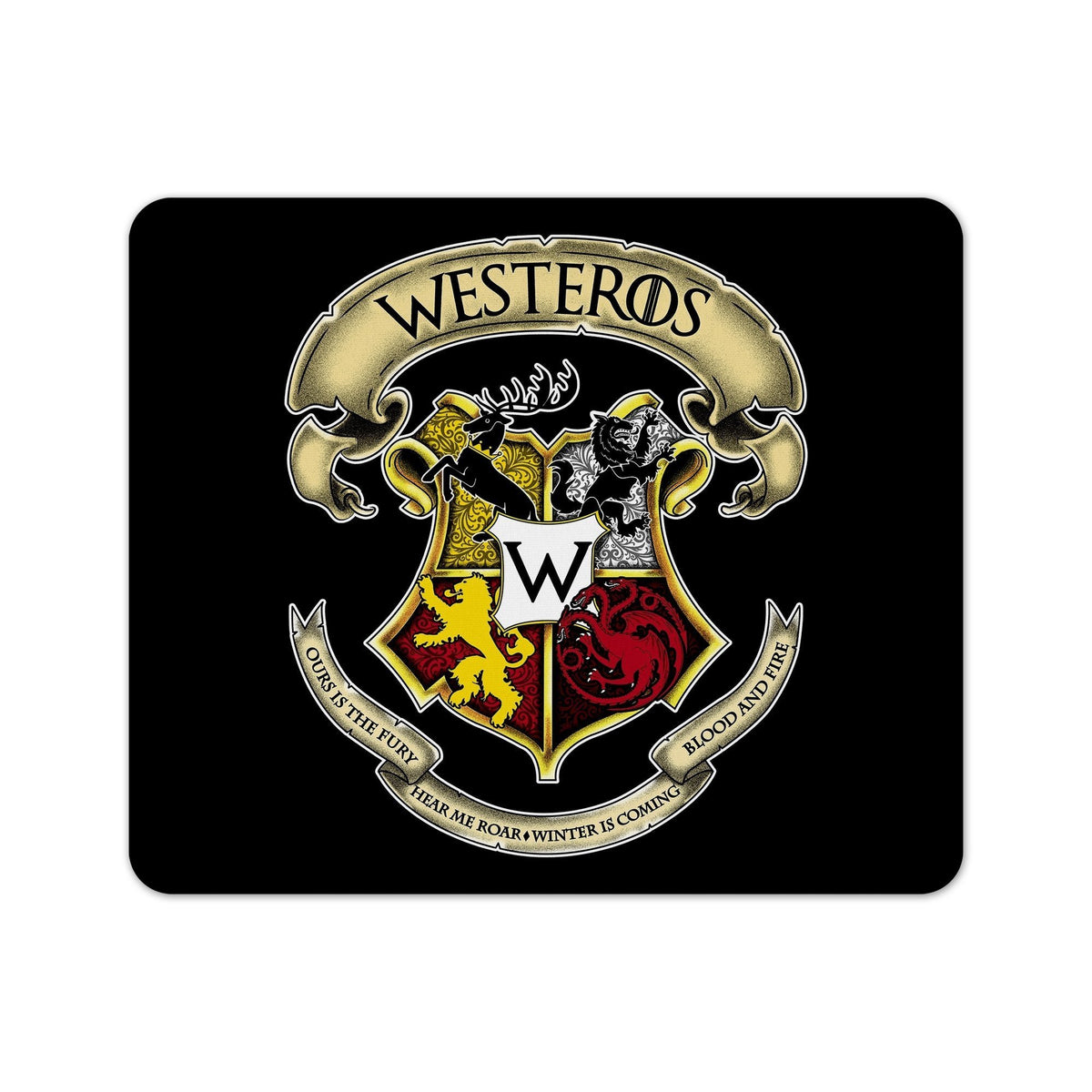 Westeros School Mouse Pad - Mousepad | Nurd Tyme — Nurdtyme LLC