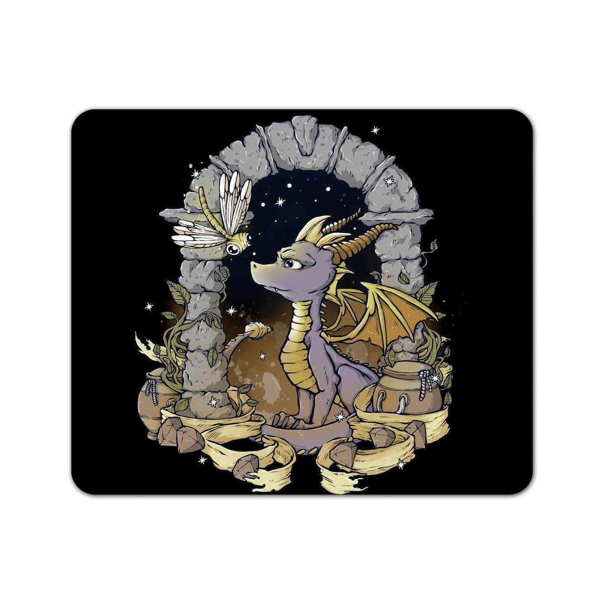 Year Of The Dragon Mouse Pad - Mousepad | Nurd Tyme — Nurdtyme LLC
