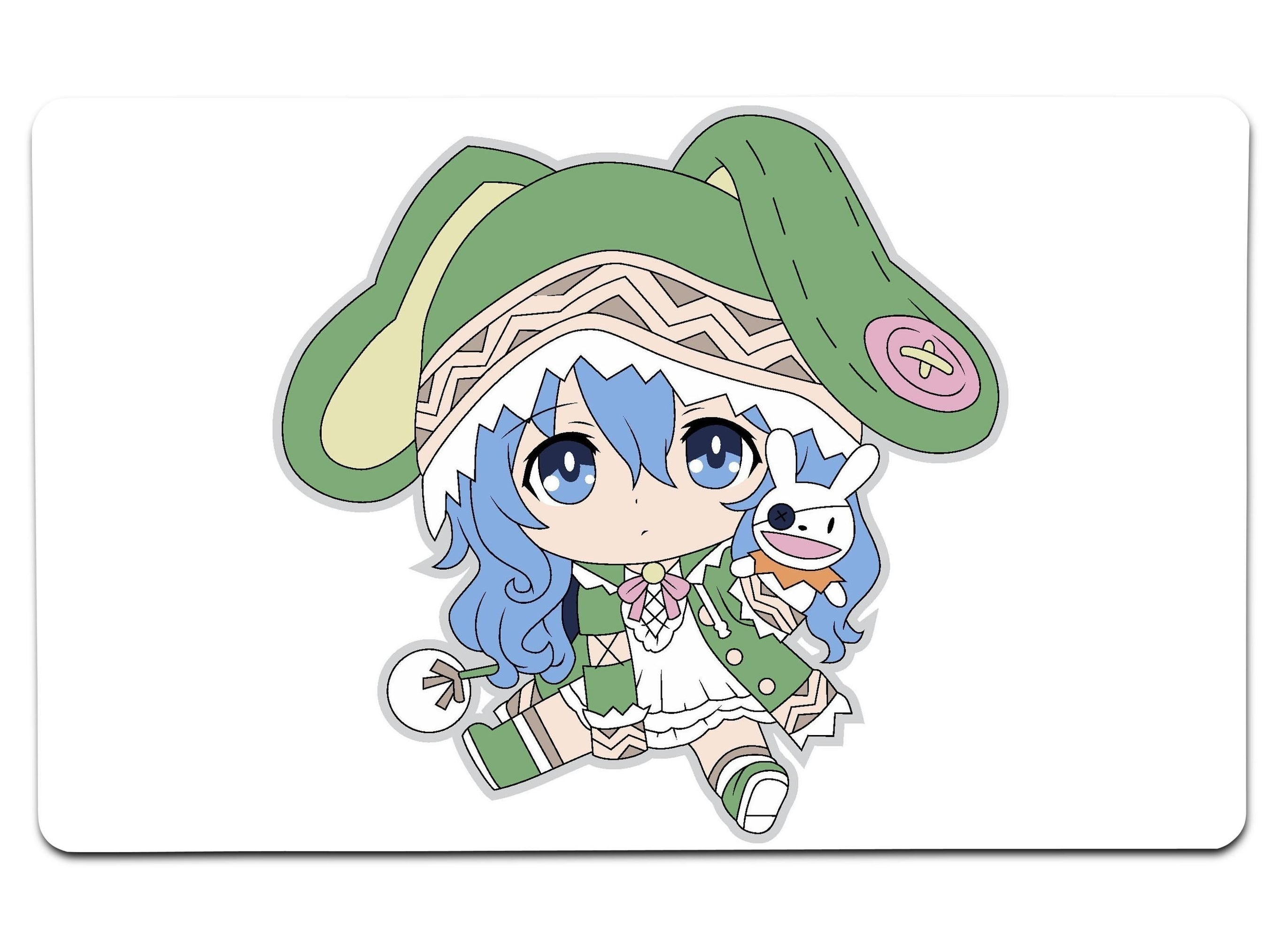 Yoshino Chibi Large Mouse Pad - Large Mouse Pad | Nurd Tyme — Nurdtyme LLC